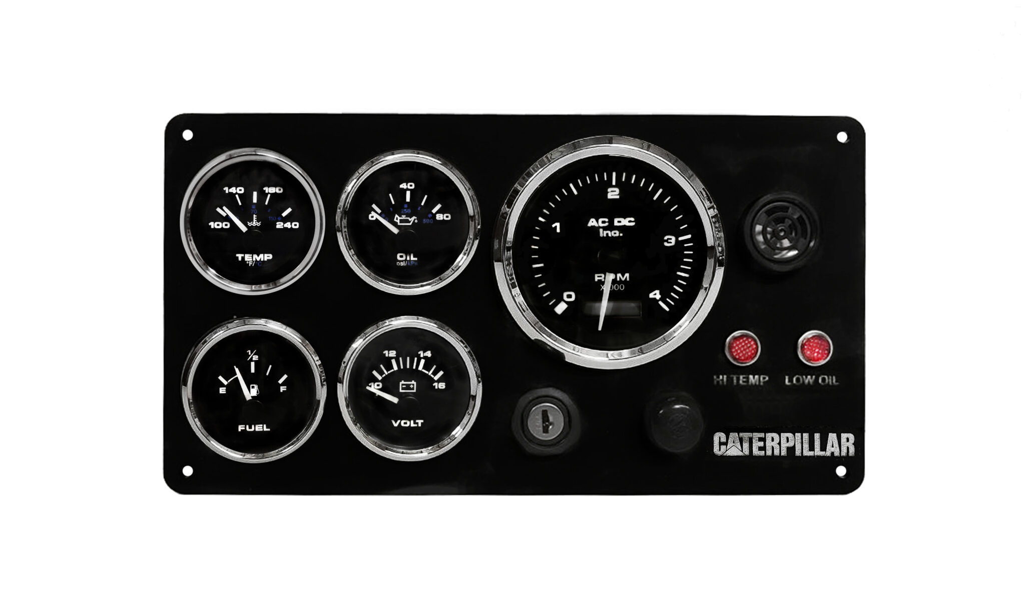 Caterpillar Marine Instrument Panel 5 Premier Gauges (Made in USA) | AC ...