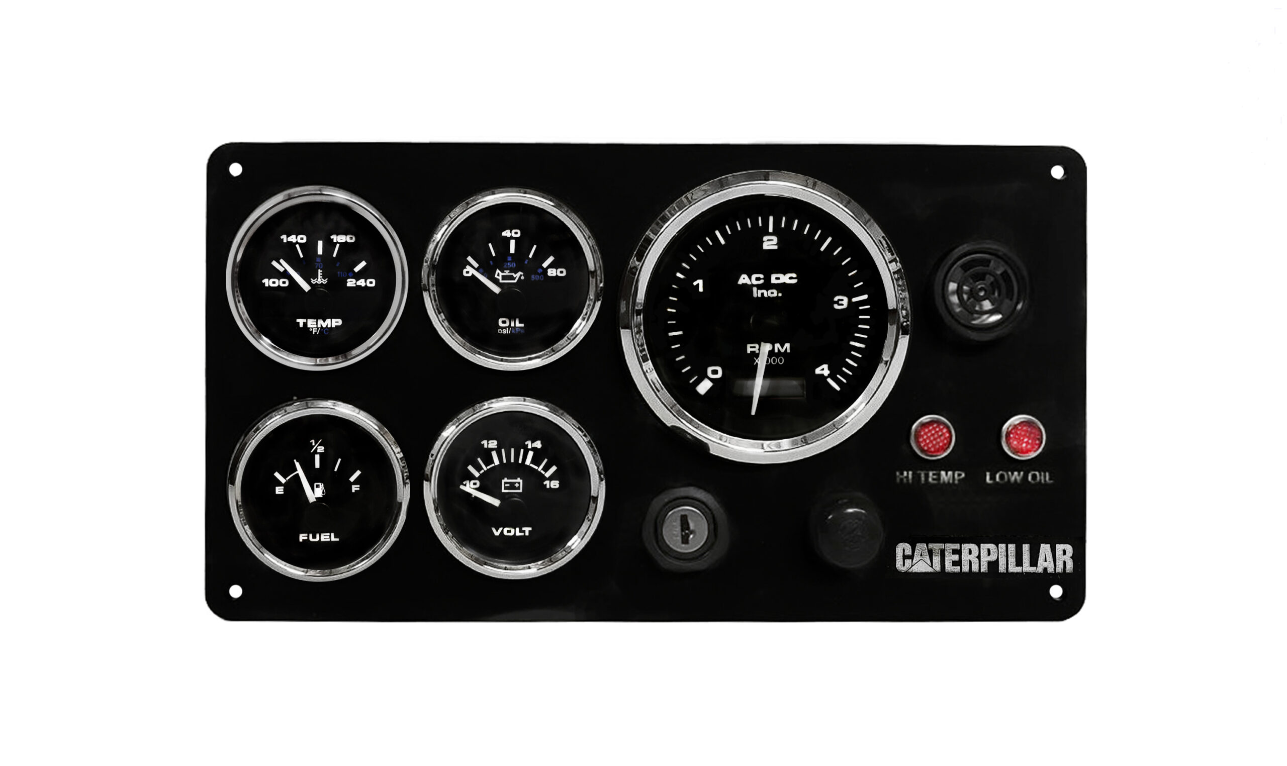 Caterpillar Marine Instrument Panel 5 Premier Gauges (Made in USA) | AC ...