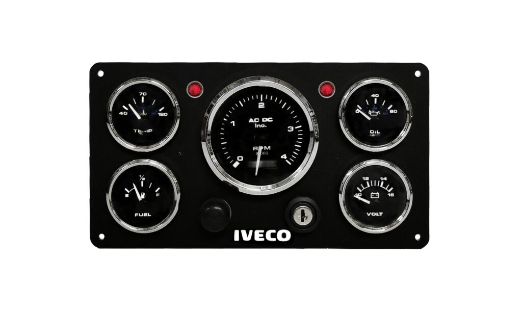IVECO Diesel Marine Engine Instruments Panel – AC DC Marine Inc.
