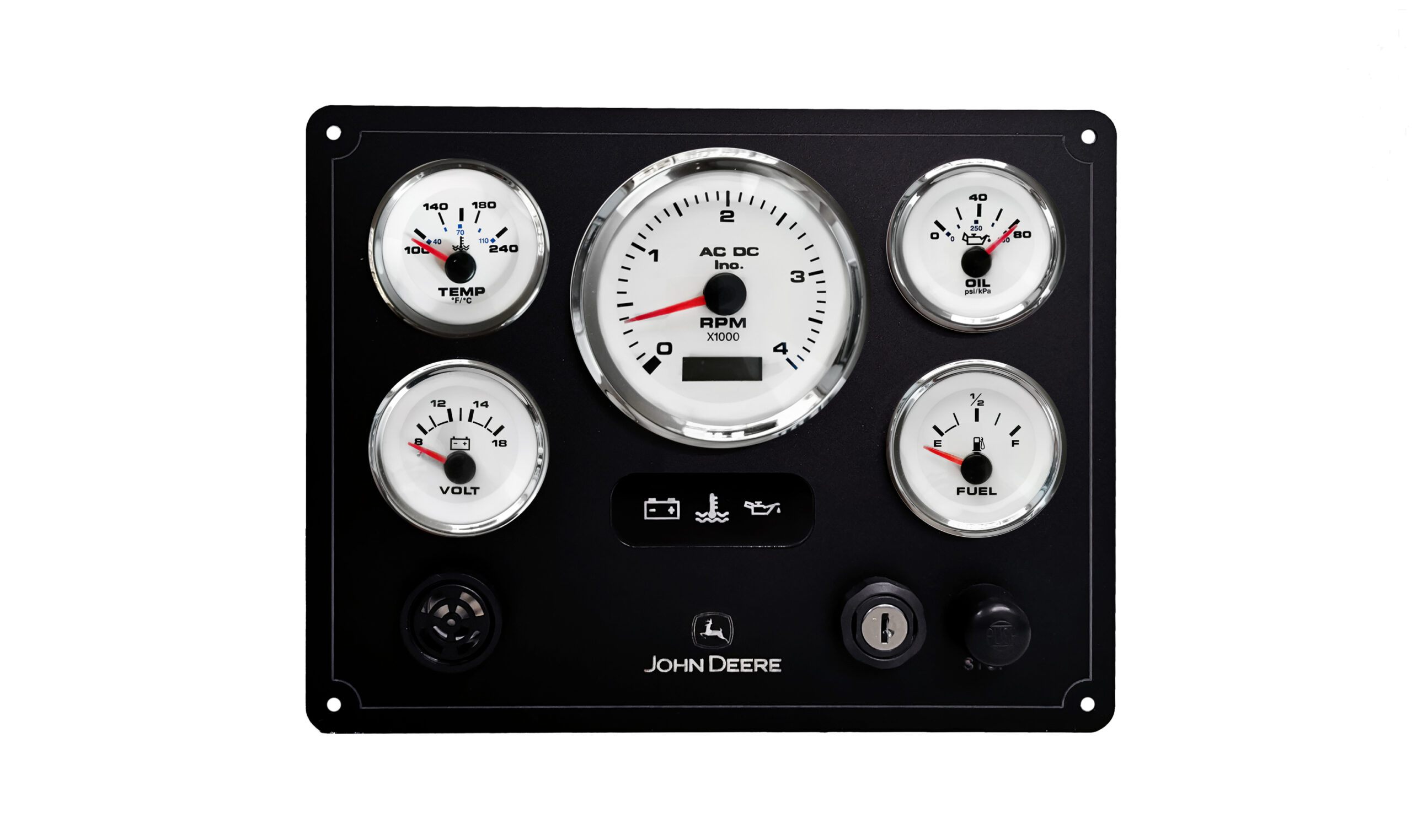 John Deere Marine Engine Instrument Panel 5 Premier Gauges (Made in USA ...