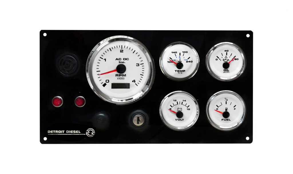 Detroit Diesel Marine Instrument Panel 5 Premier Gauges (Made in USA ...