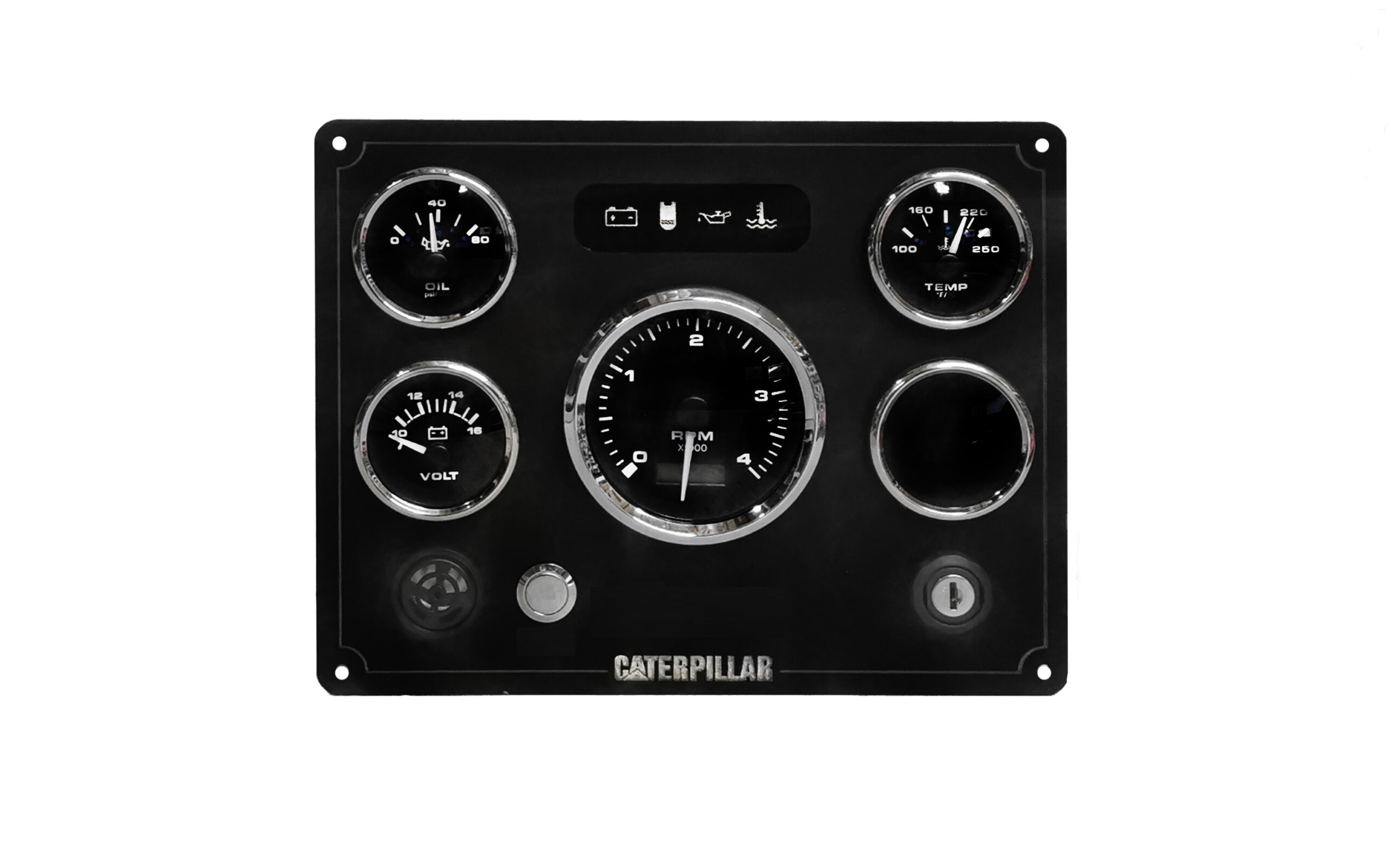 Caterpillar Custom Diesel Engine Marine Instrument Panel with 5 Premier ...