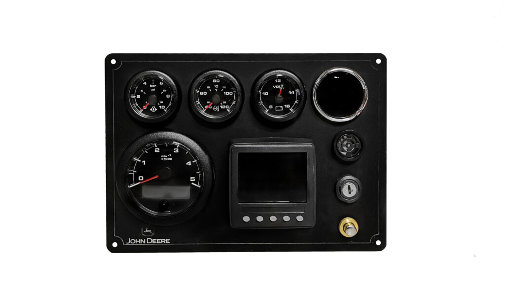 John Deere Engine Marine Instrument Panel with OL VDO Gauges & NMEA ...