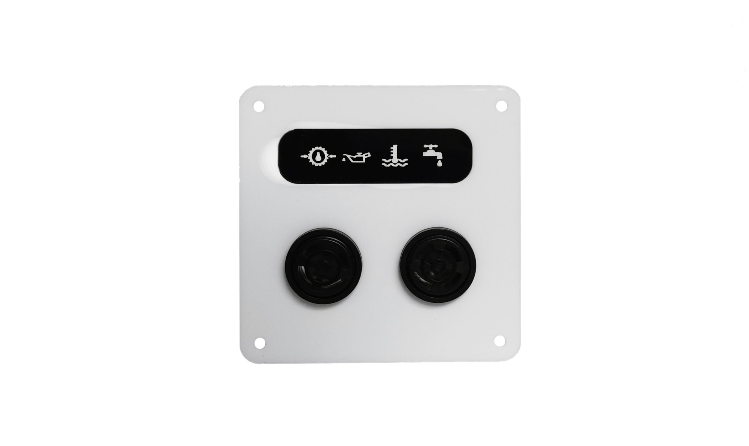 Set of Custom Engine Alarm Panels – AC DC Marine Inc.