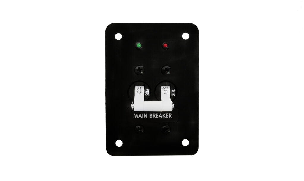 AC POWER MAIN BREAKER DISTRIBUTION PANEL with Blue Sea Systems Switches ...