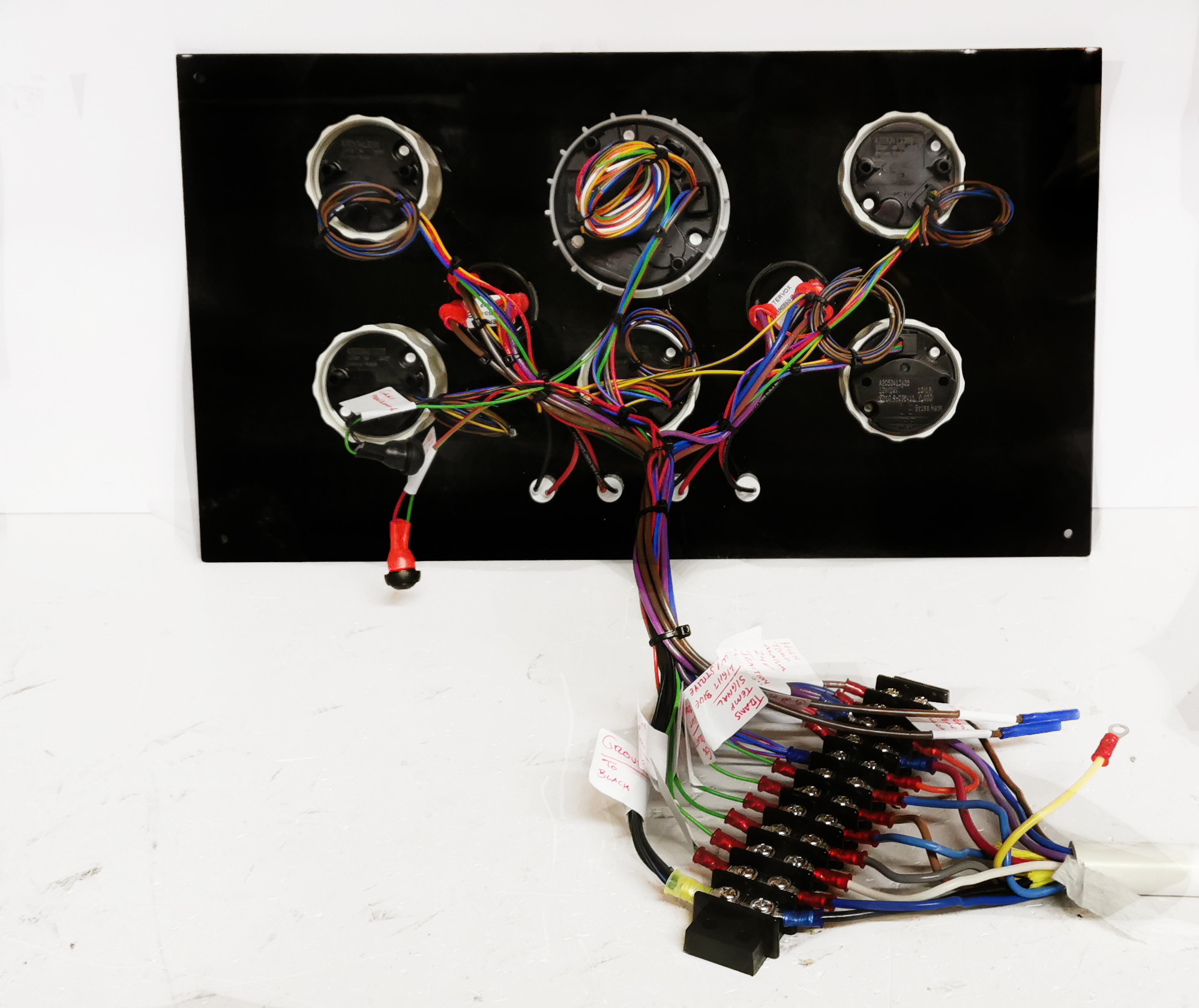 Custom Set of Caterpillar Marine Instrument Panels – 16 ViewLine VDO ...