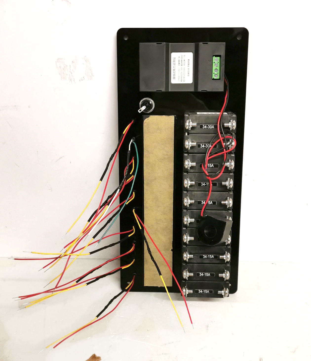 15A & 30A AC Power Distribution Panel with Blue Sea Systems Switches ...