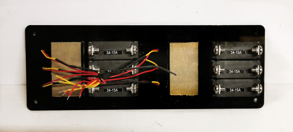 15A AC Power Distribution Panel with Blue Sea Systems Switches | AC DC ...
