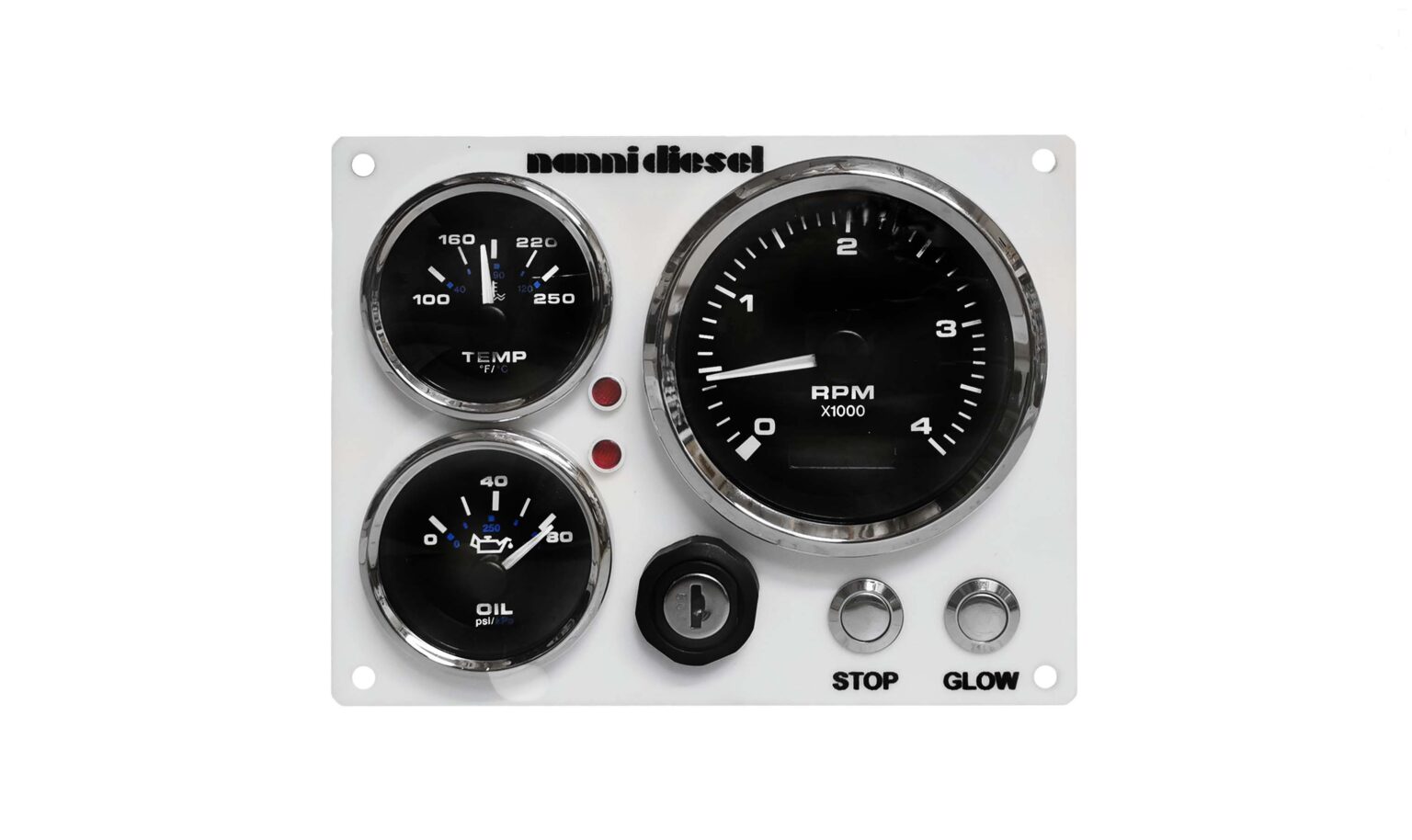 Custom Diesel Engine Electronic Panel | AC DC Marine Inc. Marine ...