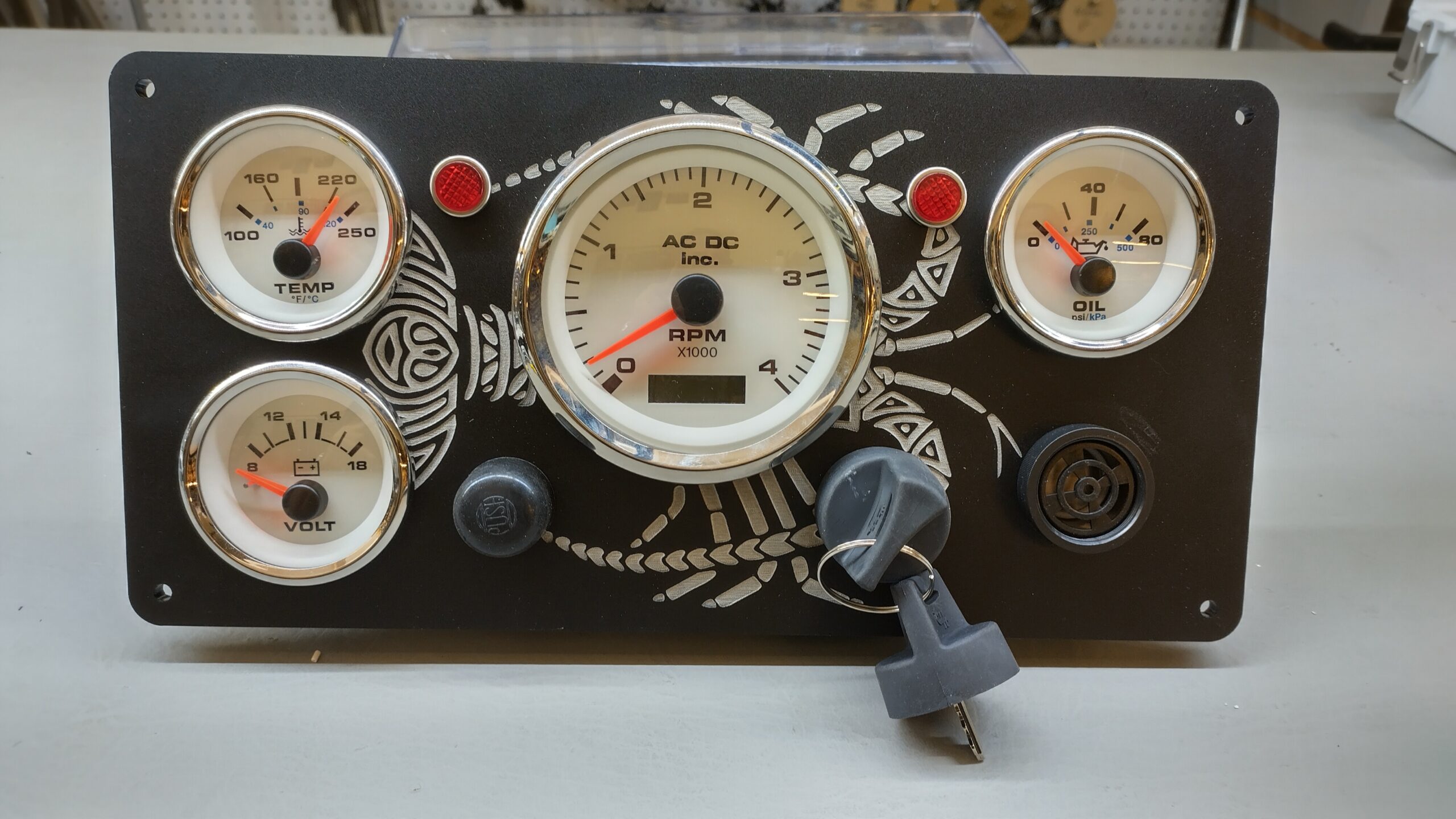 Marine Engine Panel For Diesel Engine (Lobster Tattoo Series) – Made In ...