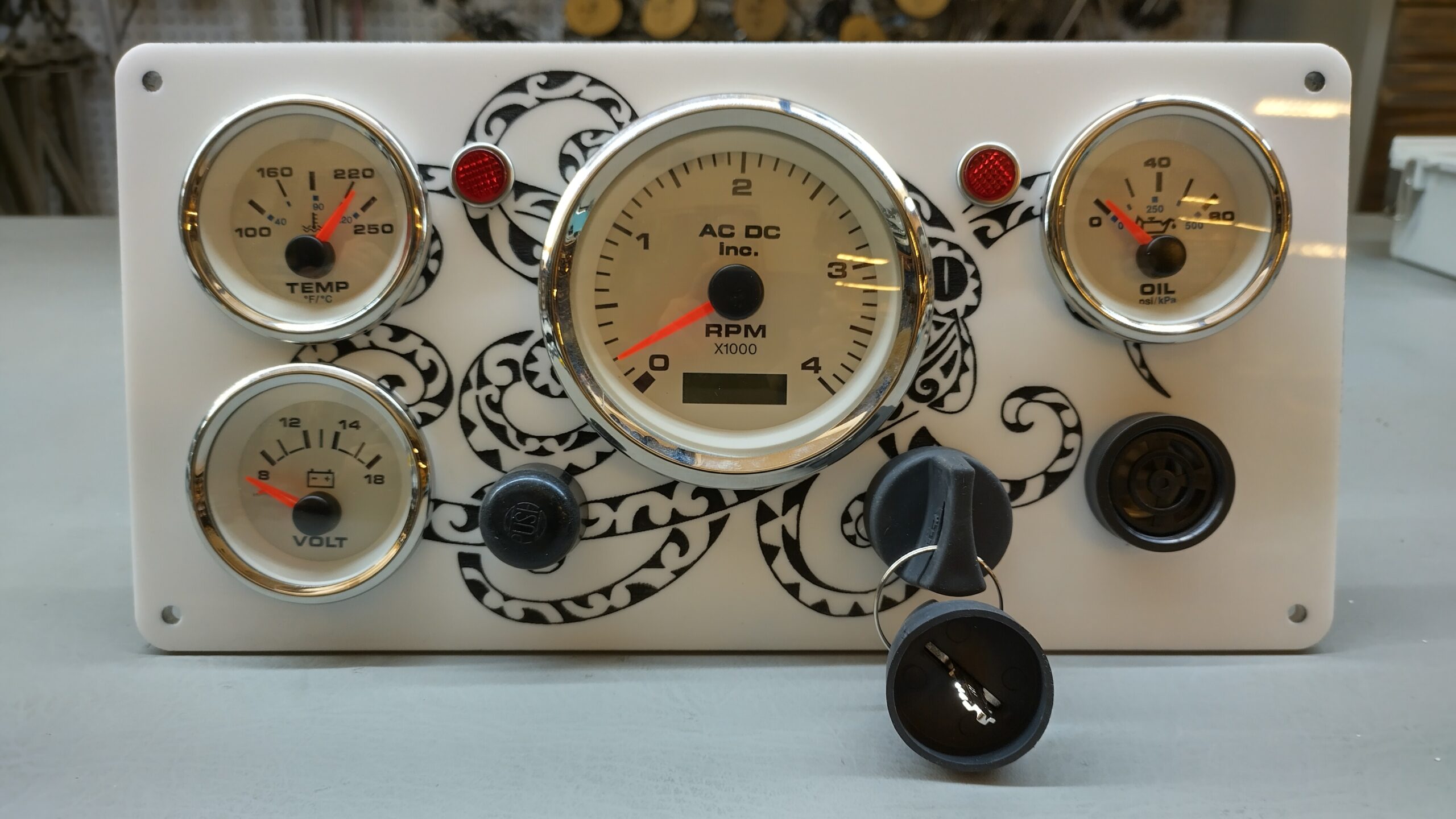 Marine Engine Panel For Diesel Engine (Octopus Tattoo Series) – Made In ...