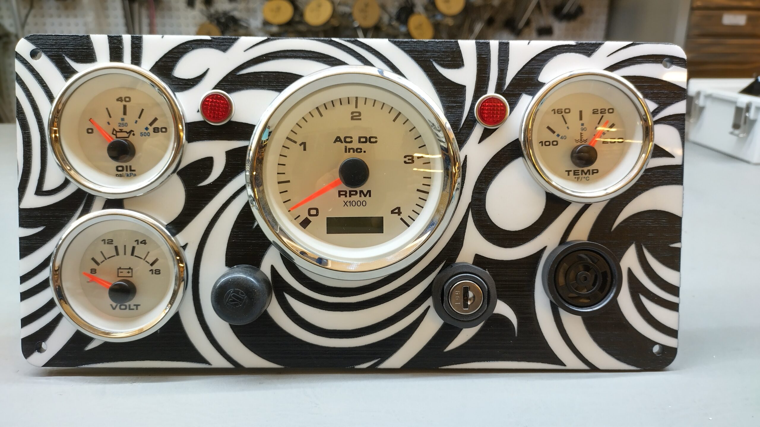 Marine Engine Panel For Diesel Engine (Sea Life Tattoo Series) – Made ...