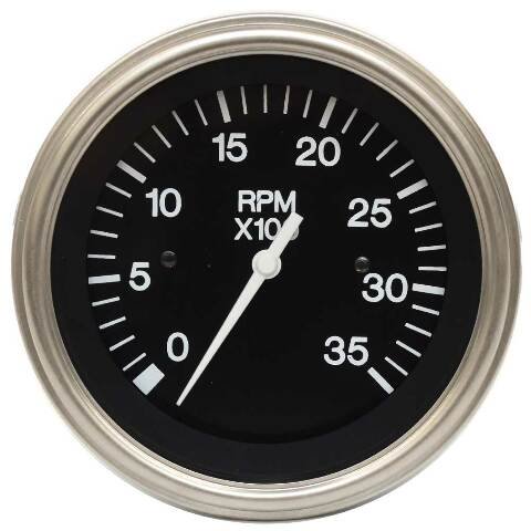 Veethree Tachometer 3500 RPM black – 3 3/8″ magnetic pickup – Part No ...
