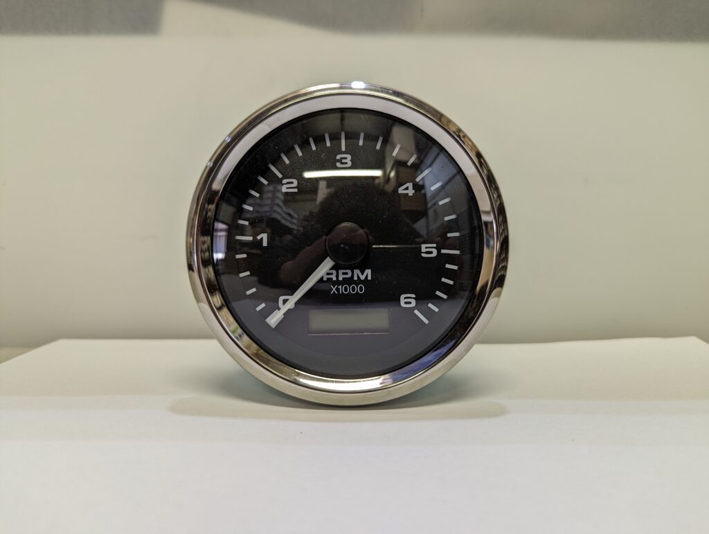Tachometer 6000 RPM with LCD hour meter Black – Signal Pulse Pickup ...