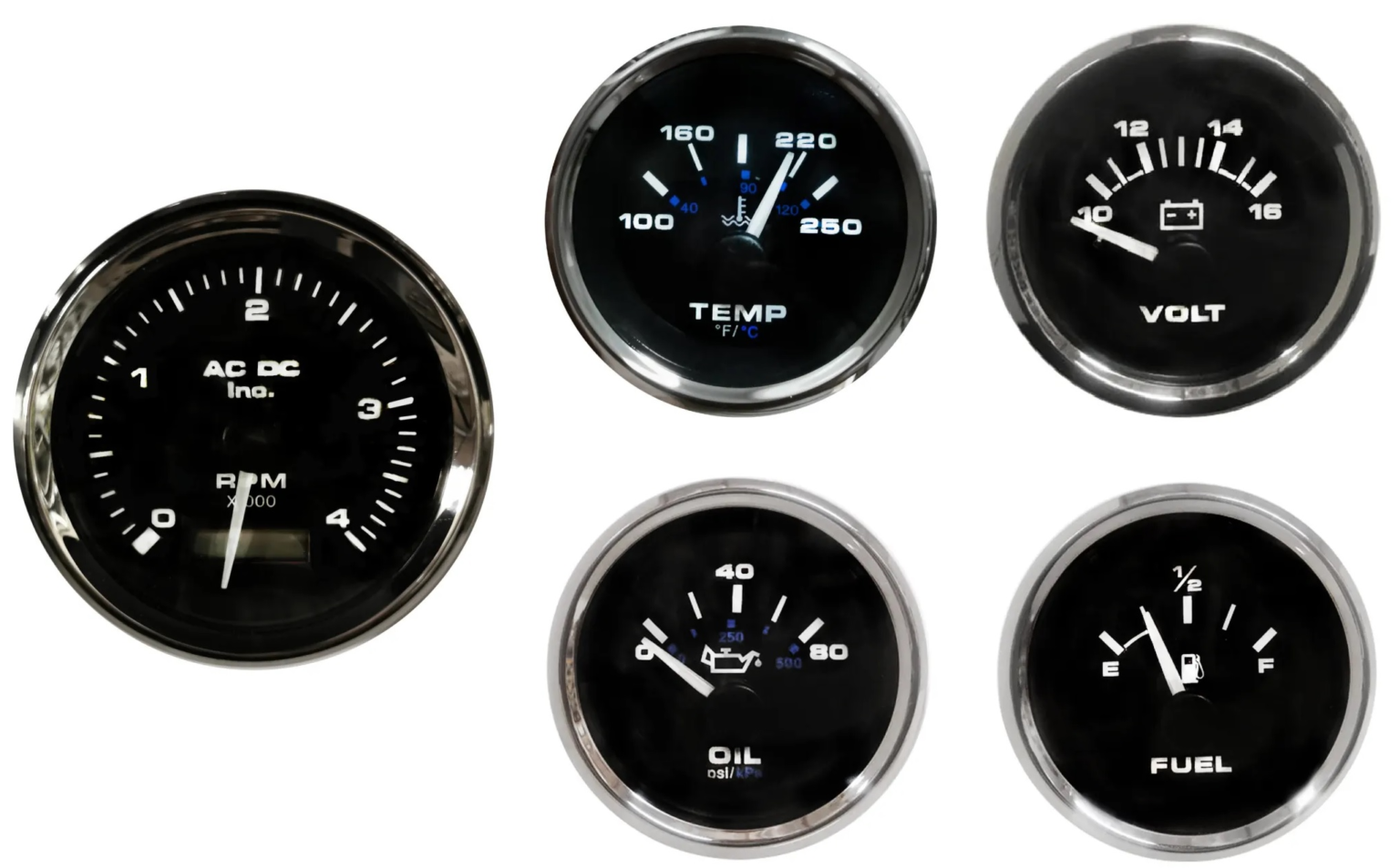 Caterpillar Marine Engine Instrument Panel with NMEA 2000 Engine Data ...