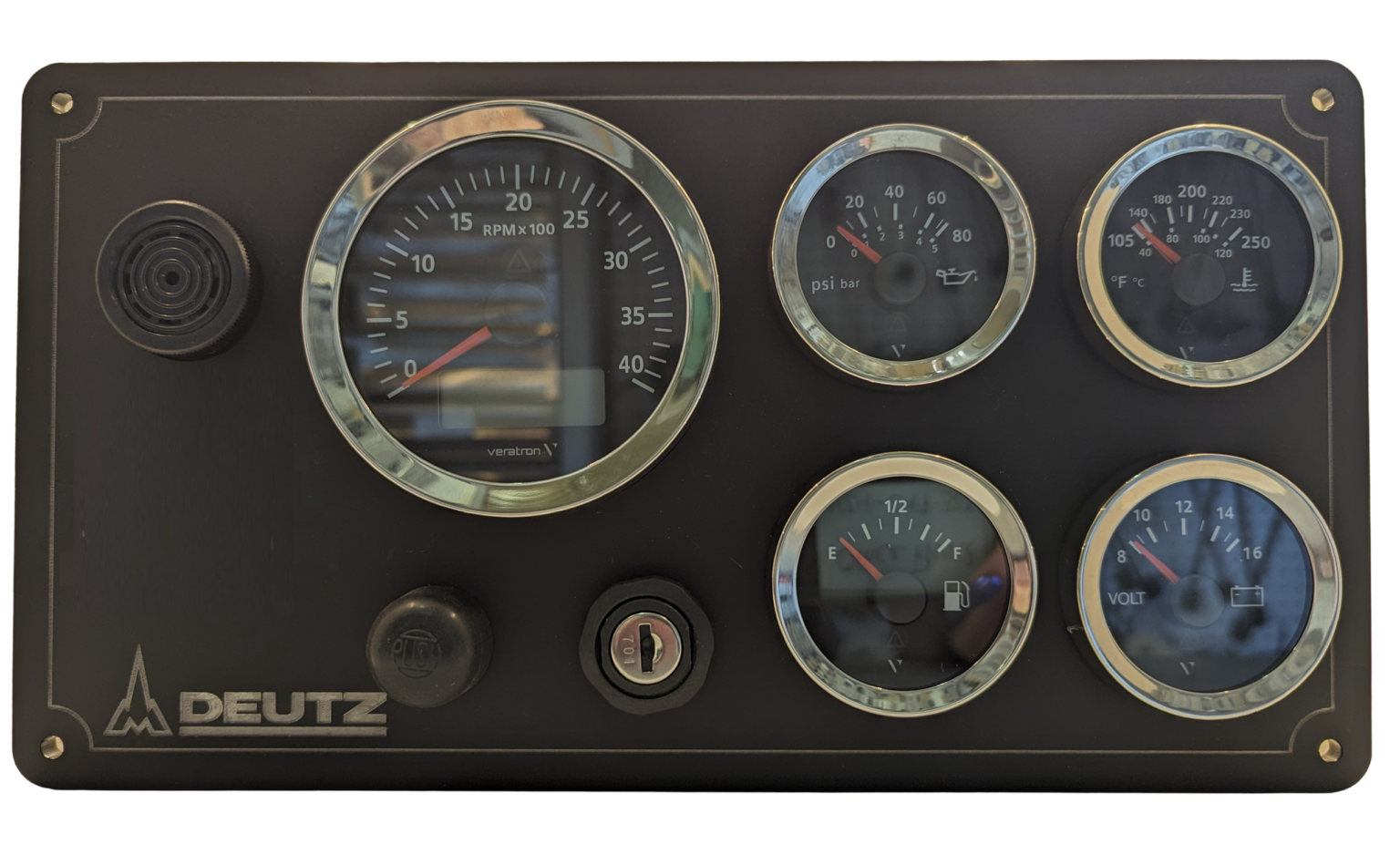 Deutz Diesel Instrument Panel – 5 Cockpit Gauges | AC DC Marine Inc ...