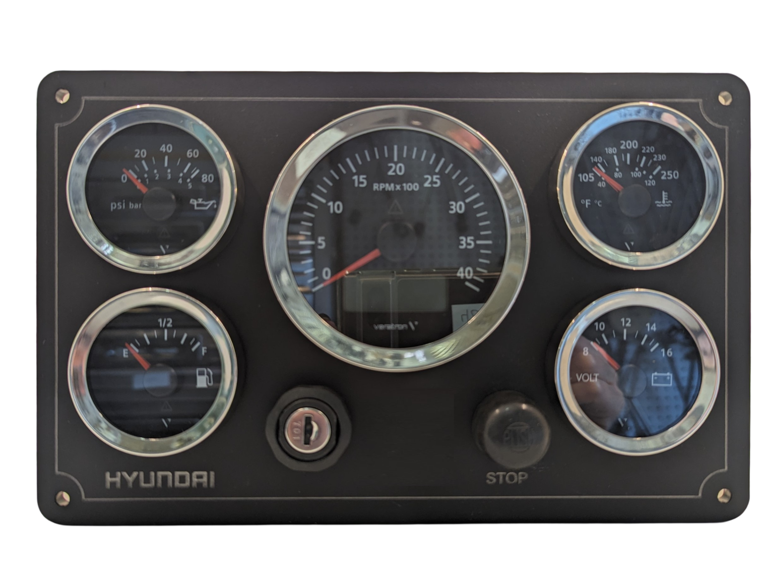 Hyundai Diesel Engine Instrument Panel – 5 Cockpit Gauges | AC DC ...