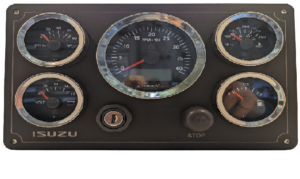 Isuzu Instrument Panel – 5 Cockpit Gauges | AC DC Marine Inc. Marine ...
