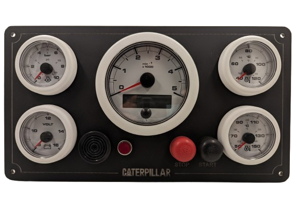 Caterpillar Engine Instrument Panel – 5 OceanLink Gauges (Optional ...