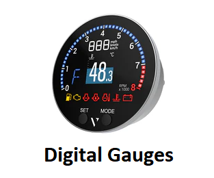 Digital Gauges Logo | AC DC Marine Inc. Marine Electric & Engine ...