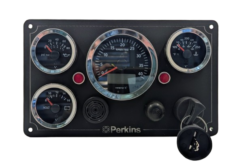 Perkins Marine Engine Instrument Panel 4 Cockpit Gauges (Made in USA ...