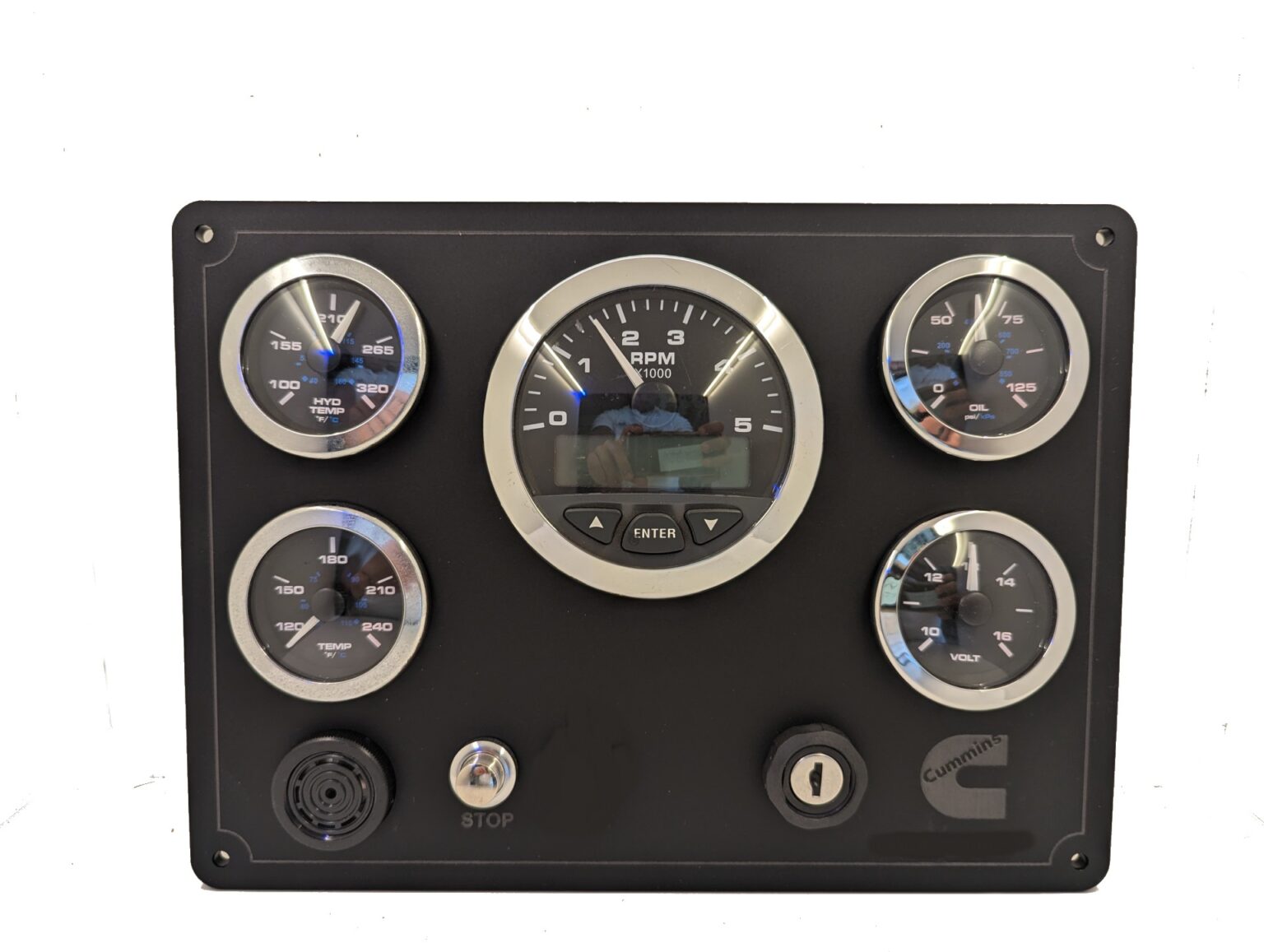 Cummins J1939 CANbus Marine Engine Boat Instrument Panel | AC DC Marine ...