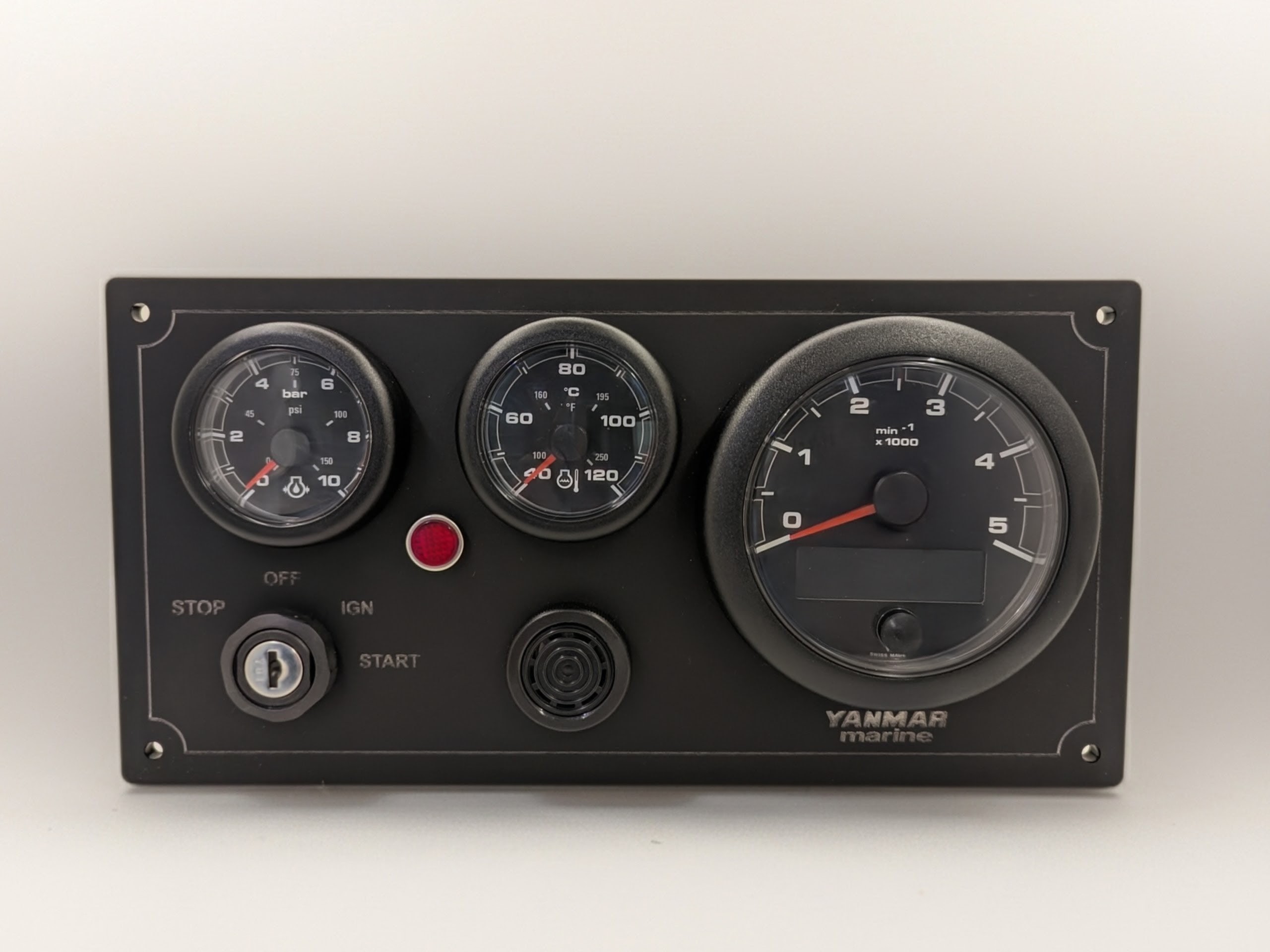 Yanmar Engine Panel 3 VDO OceanLink Gauges (Made In The USA) | AC DC ...
