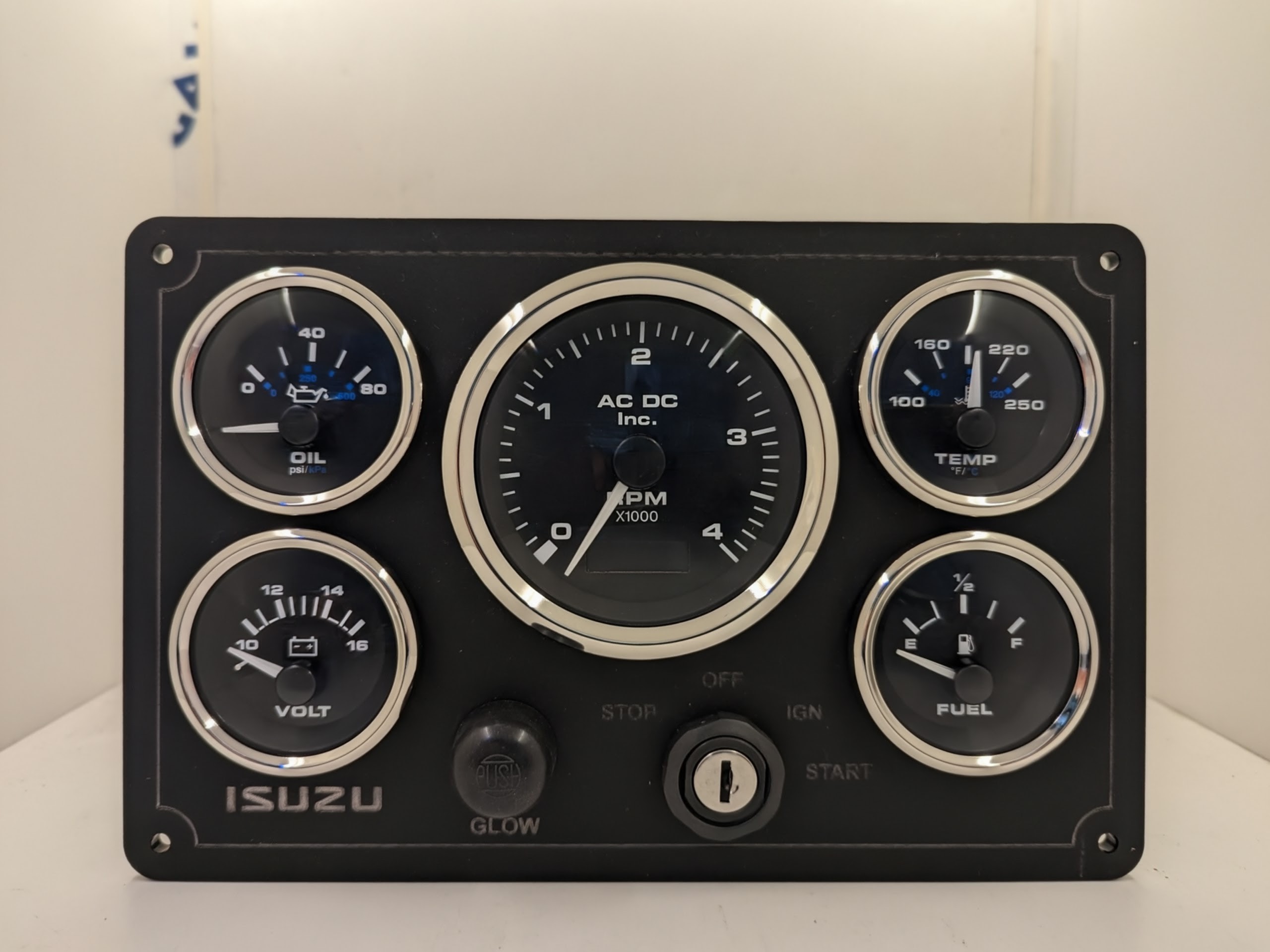 Isuzu Instrument Panel – 5 Premier Gauges (Made in the USA) | AC DC ...