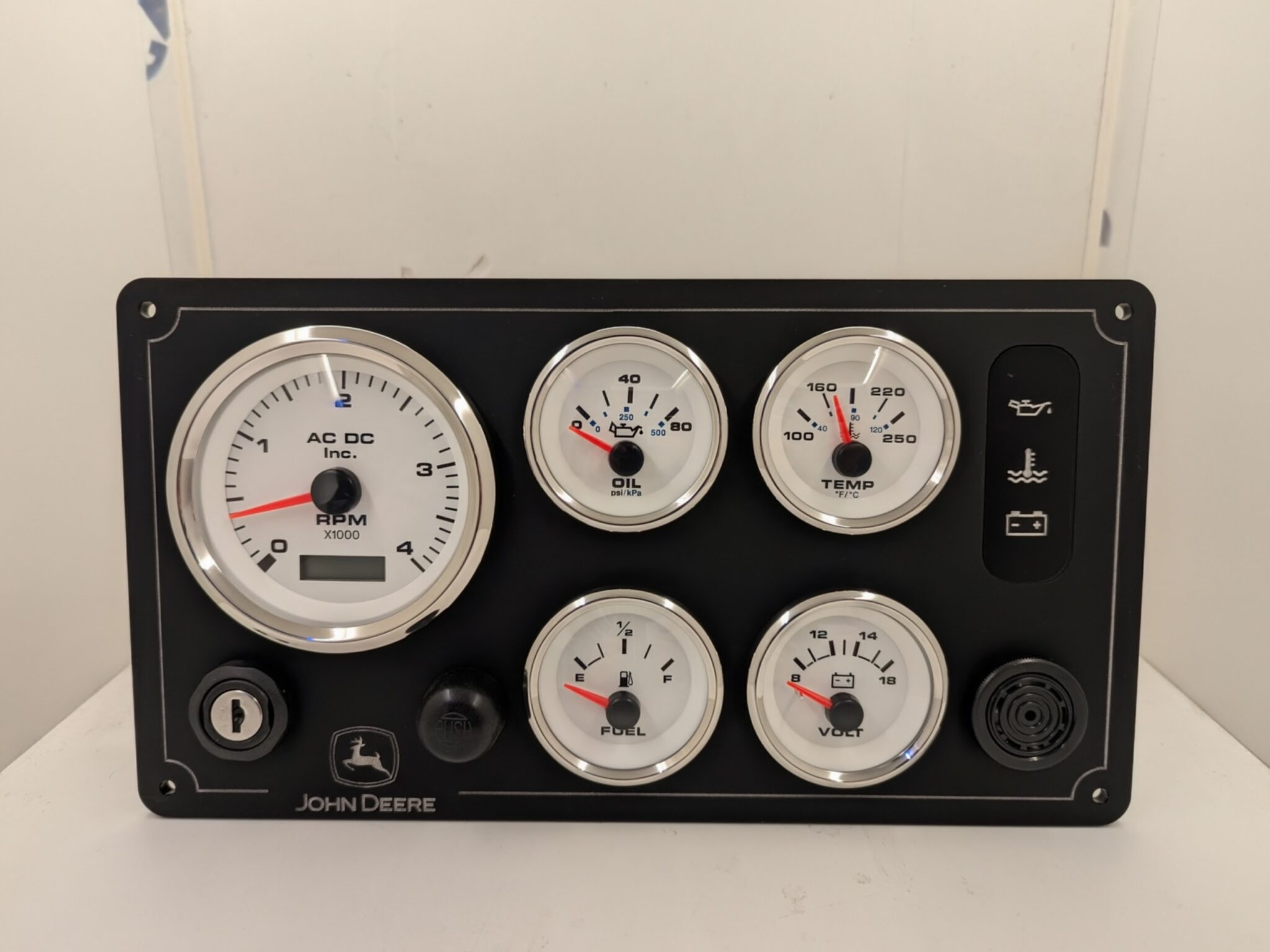 John Deere Diesel Marine Instrument Panel – 5 Premier Gauge (Made in ...