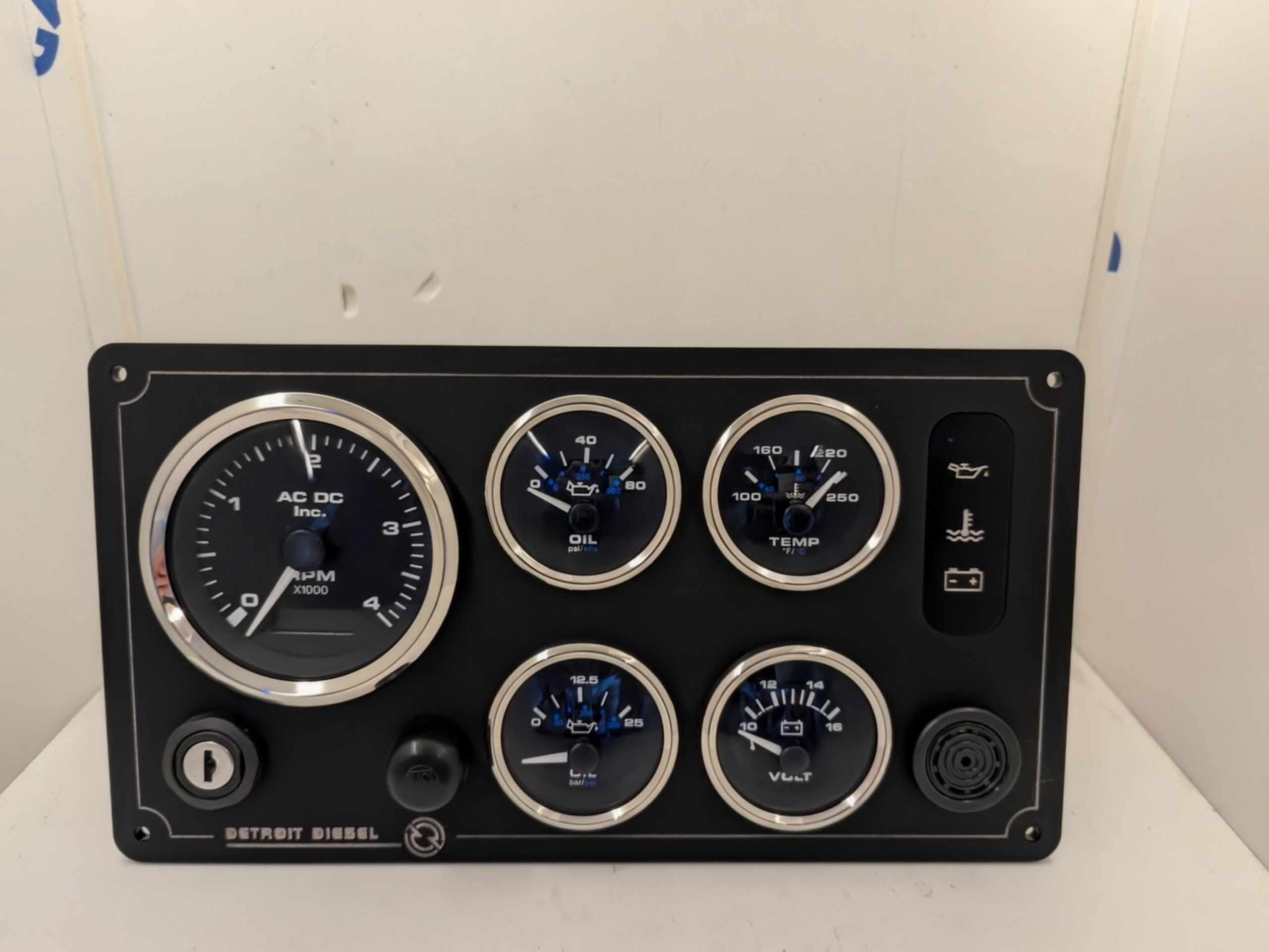 Detroit Diesel Marine Panel 5 Premier Gauges (Made in USA) | AC DC ...