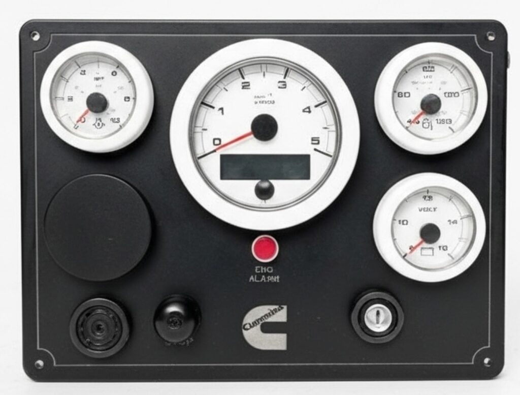 Cummins Engine Instrument Panel with 4 OceanLink VDO Gauges (Made in ...