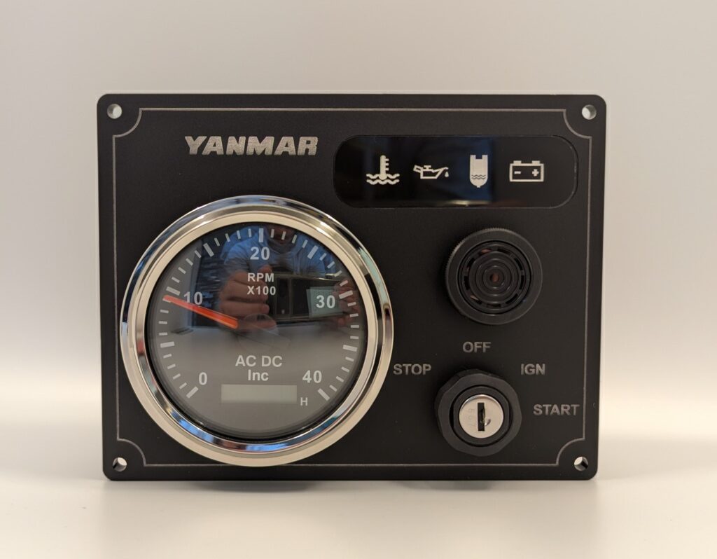 Yanmar Diesel Engine Panel 1 Offshore Tachometer Gauge | AC DC Marine ...